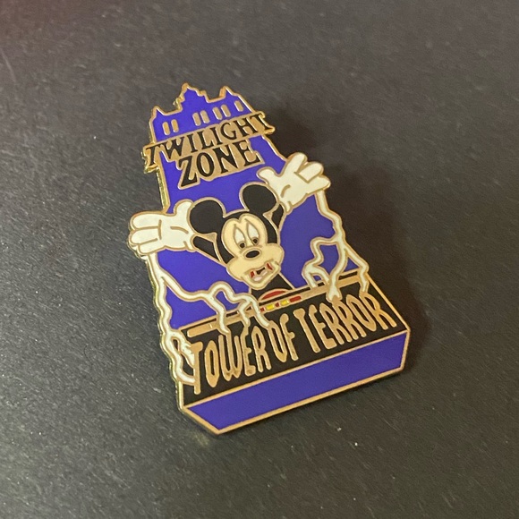 Disney | Other | Disney Mickey Mouse Tower Of Terror Twilight Zone Pin ...